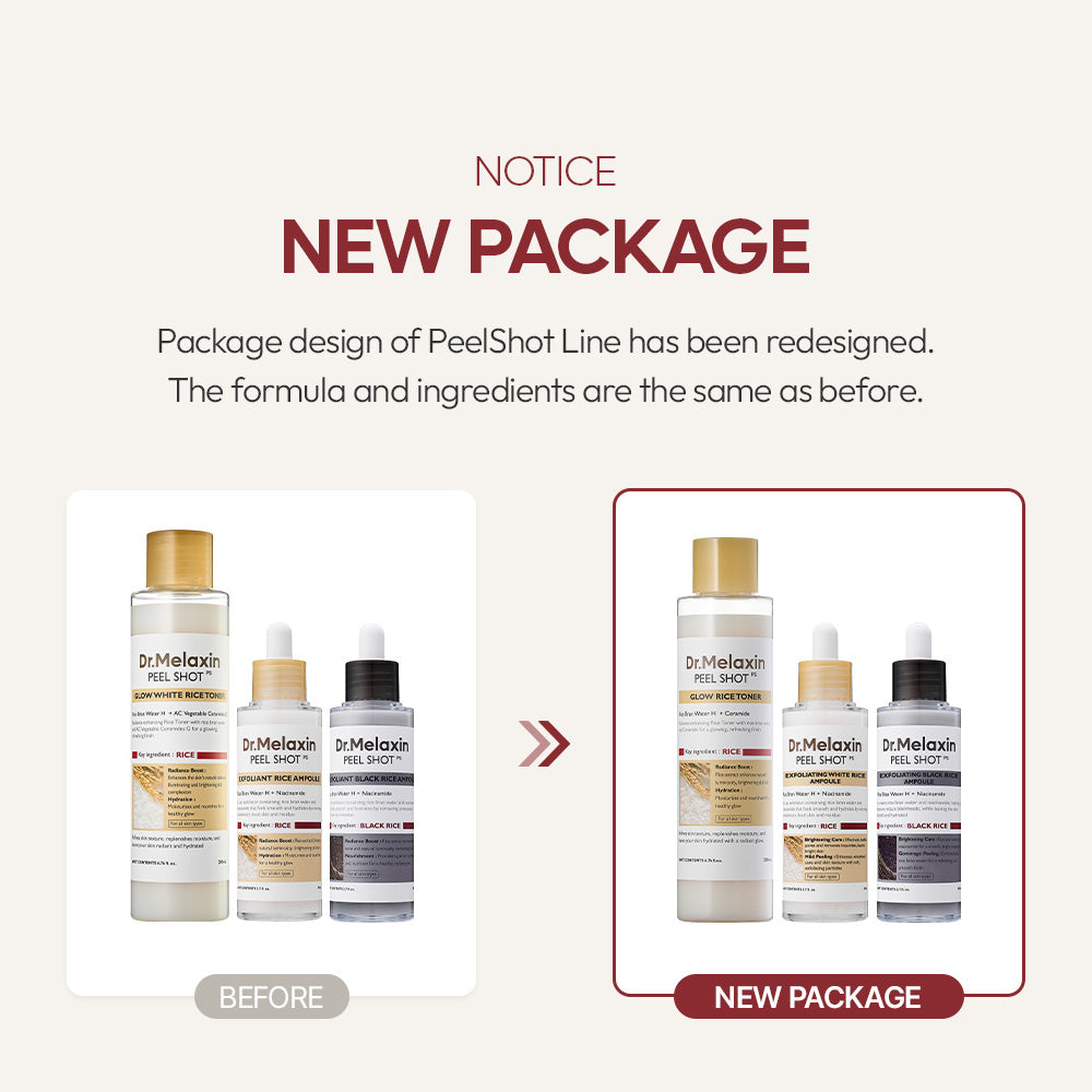 Peel Shot Glow Rice Line – Dr.Melaxin.us